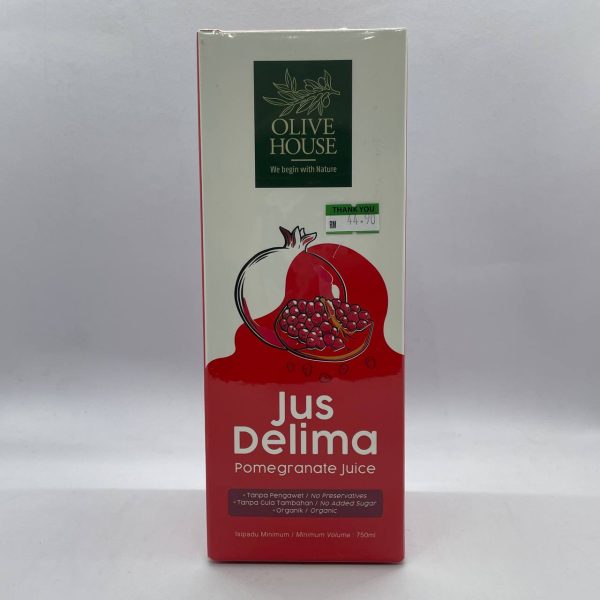 OLIVE HOUSE Jus Delima Organik 750ml - MYHAJJ